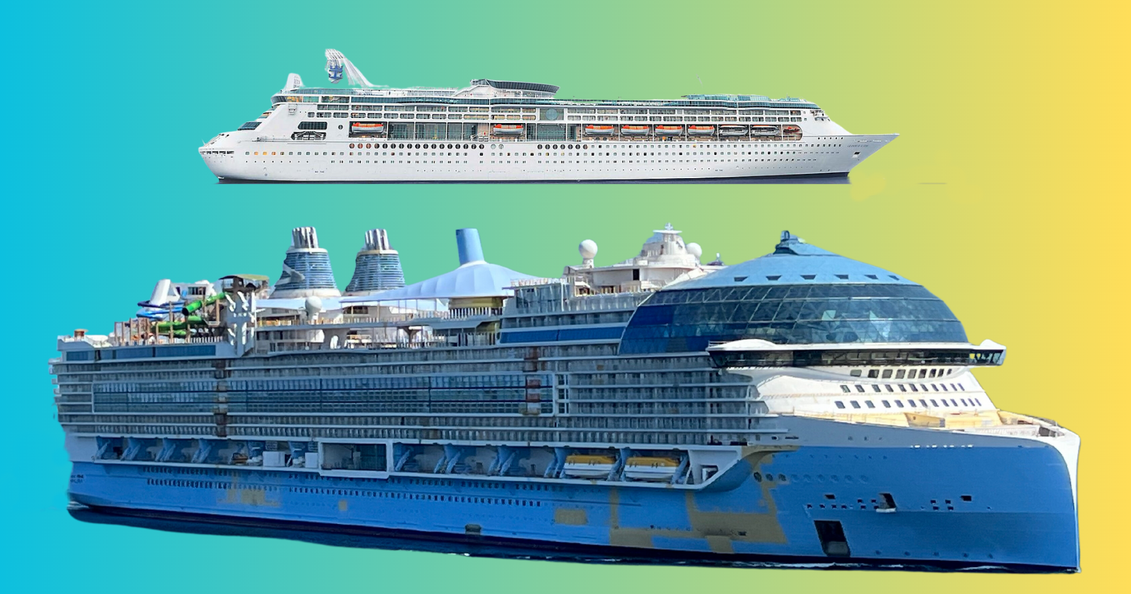 Royal Caribbean Ships By Size And Age With Added Class